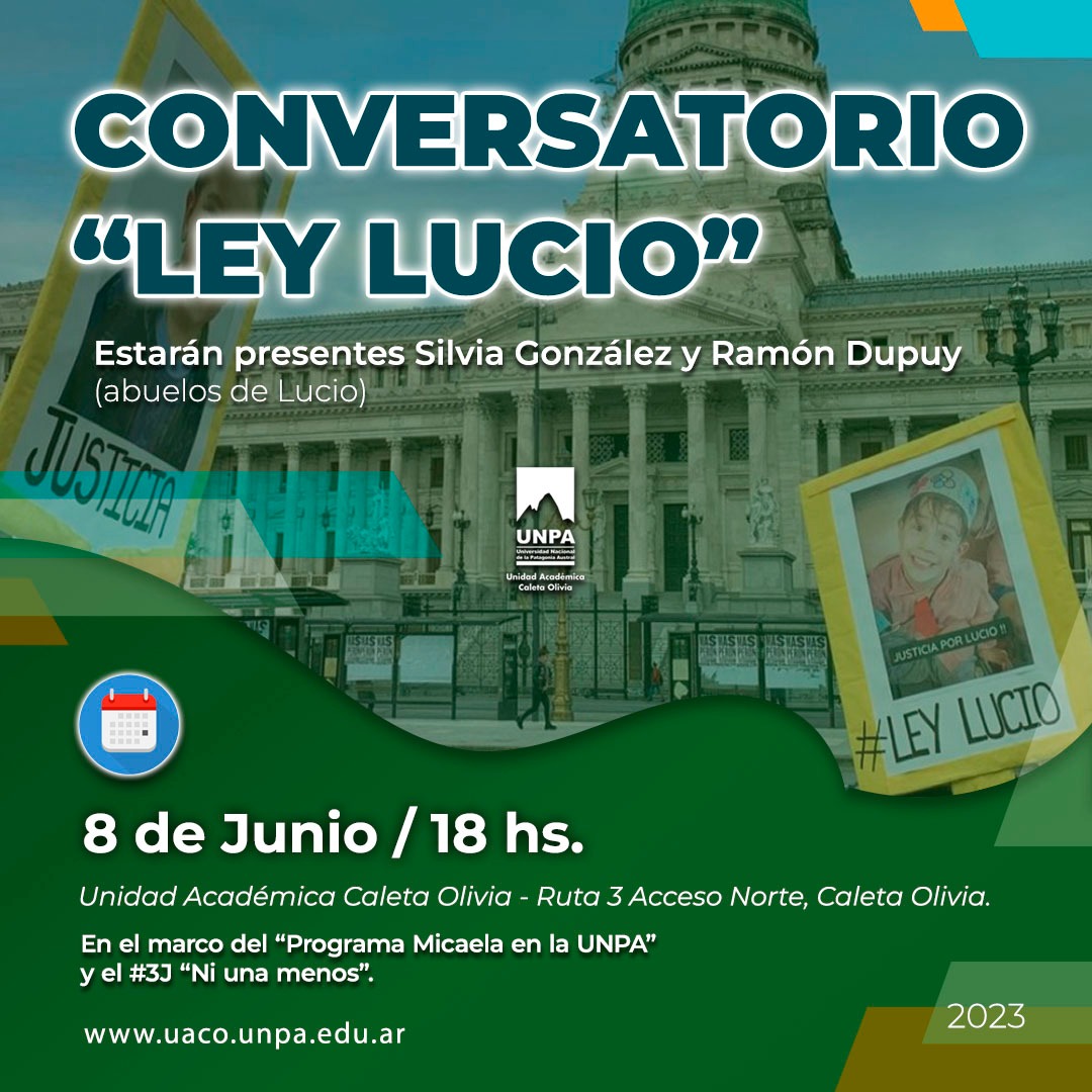 La Unpa Dictará Un Conversatorio Sobre La “ley Lucio” Con La Presencia